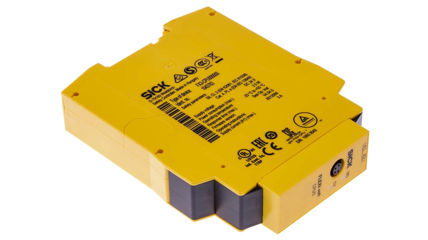 FX3-CPU000000 | Sick Flexi Soft FX3 Series Safety Controller, 96 Safety ...