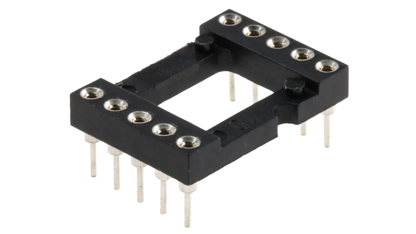 110-87-610-41-001101 | Preci-Dip 2.54mm Pitch Vertical 10 Way, Through ...