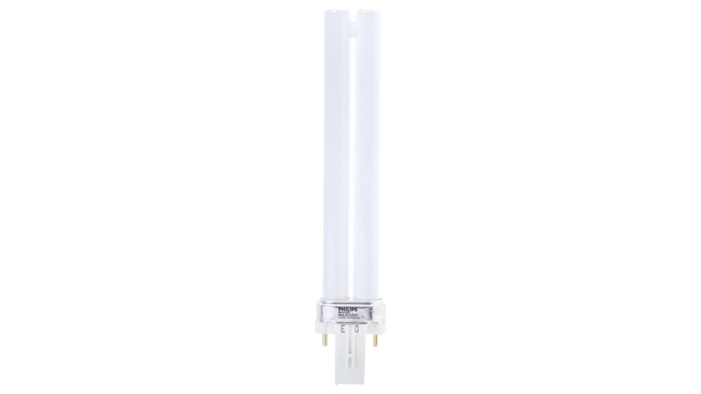 9PLS8302PINB | G23 Twin Tube Shape CFL Bulb, 9 W, 3000K, Warm White ...