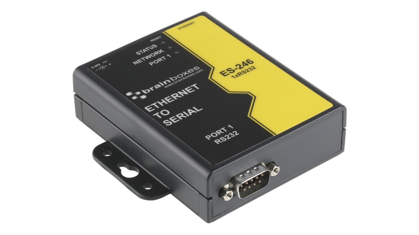 ES-246 | Brainboxes Serial Device Server, 1 Ethernet Port, 1 Serial ...