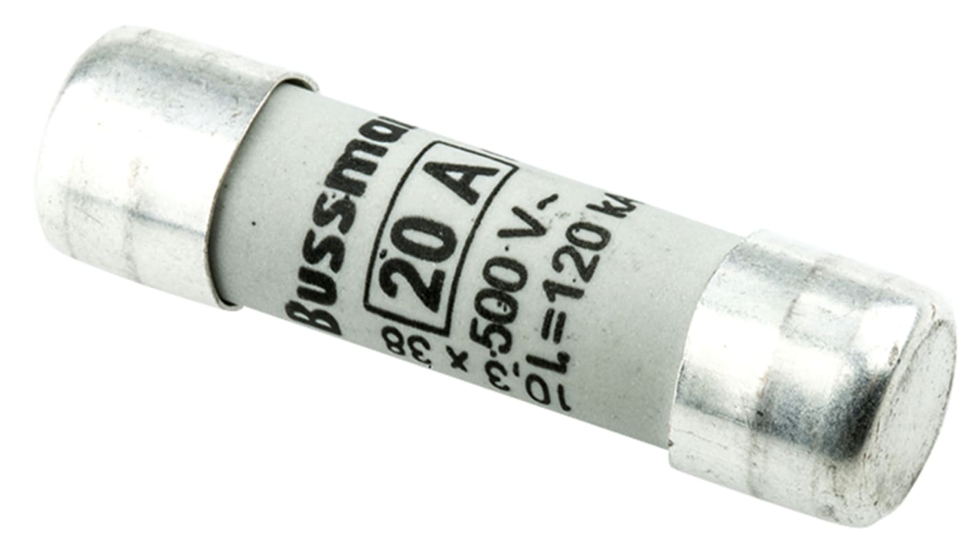 C10G20 | Eaton 20A Ceramic Cartridge Fuse, 10 x 38mm | RS