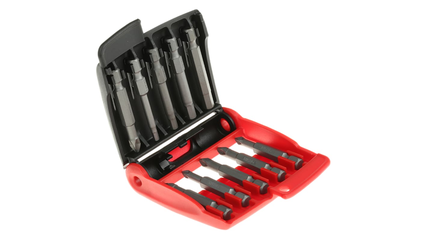 E.611PB | Facom Driver Bit Set 10 Pieces, Phillips, Pozidriv, Torx | RS