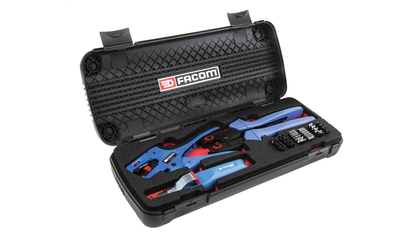 819809 | Facom Crimp Tool Kit Plier Set | RS