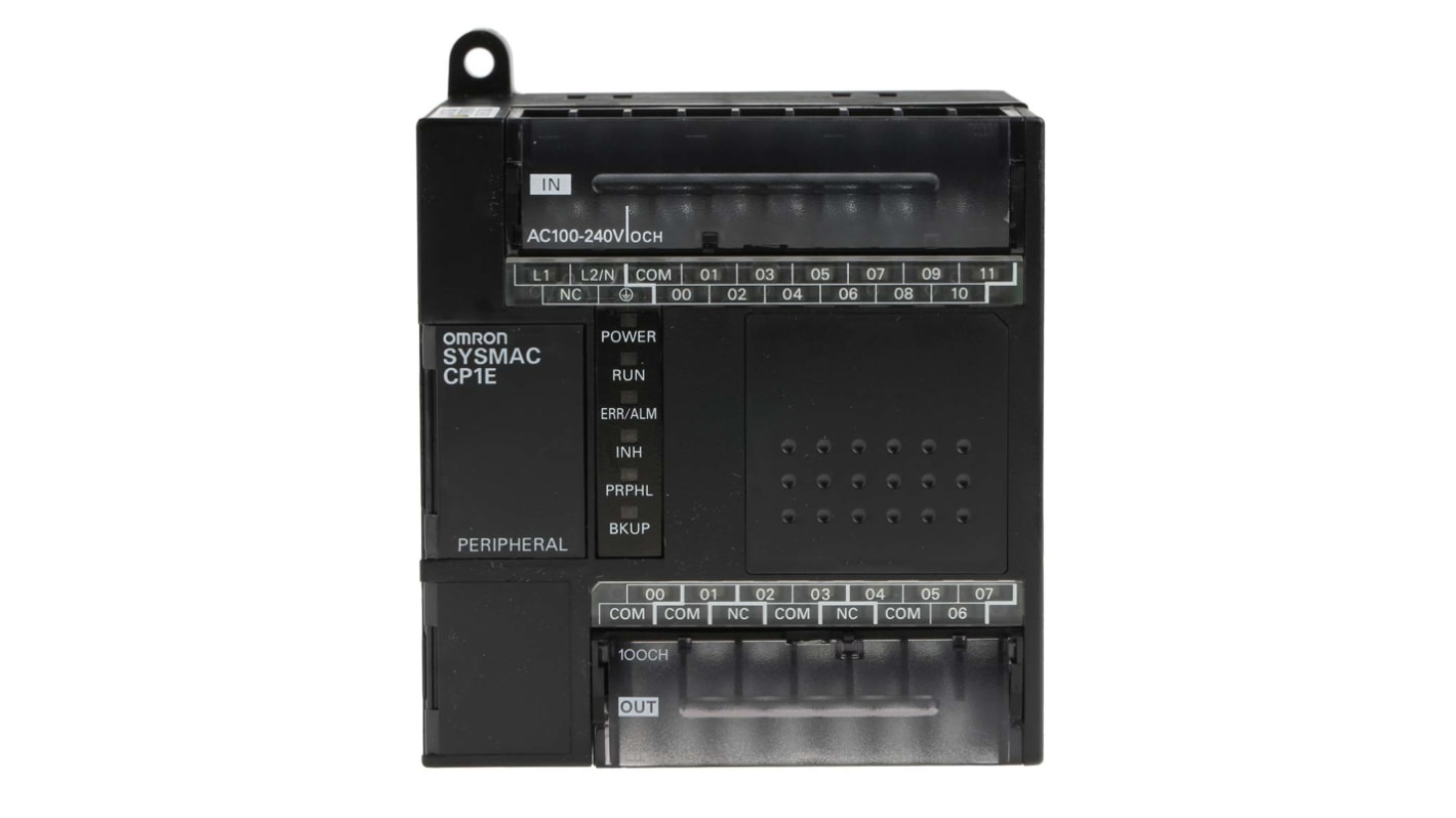 CP1E-E20DR-A | Omron CP1E Series PLC CPU for Use with CP1E Series, Relay Output, 12-Input, Pulse ...