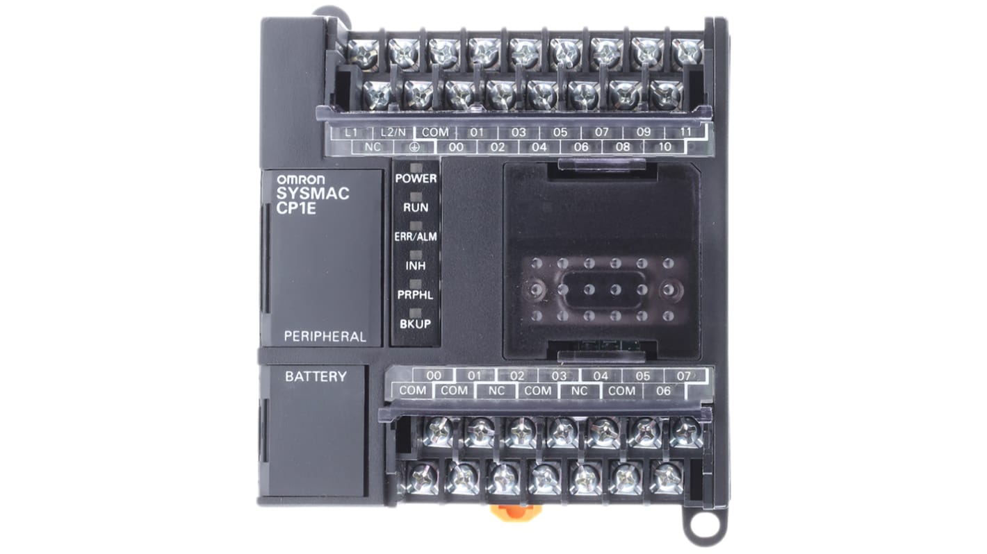 CP1E-N20DR-A | Omron CP1E Series PLC CPU for Use with CP1E Series ...