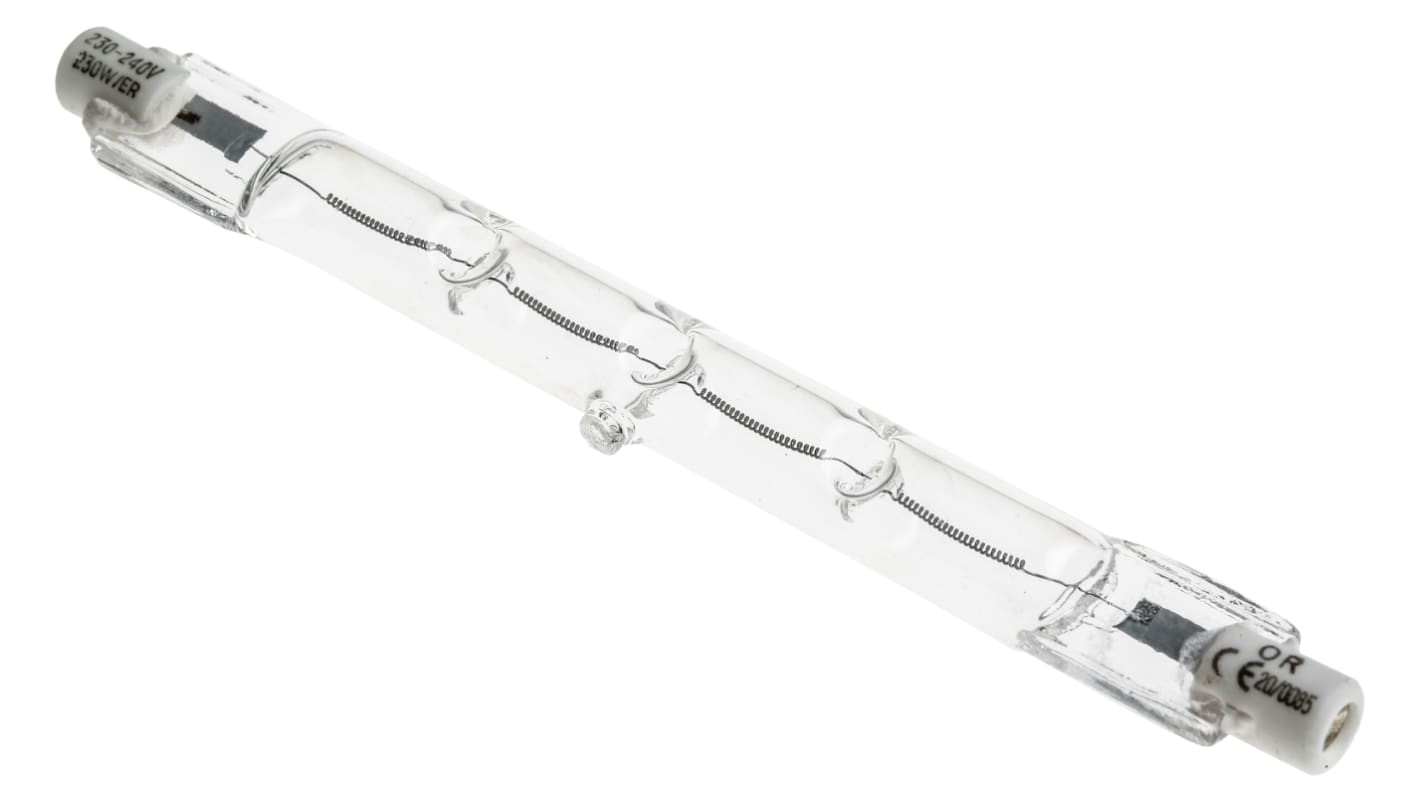 134159 | Orbitec 230 W Clear Linear Halogen Lamp R7s, Linear, 240 V ac ...