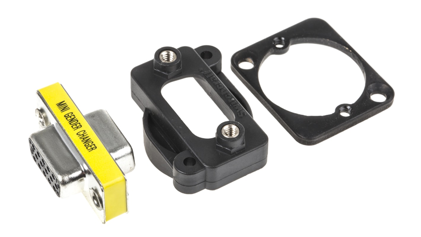 EHHD15FFB | Switchcraft D Sub Adapter Female 15 Way D-Sub to Female 15 ...
