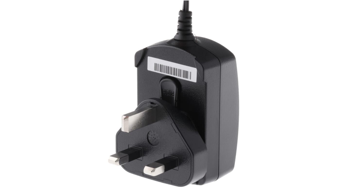 PSC12R-120(RS) | Phihong Plug In Power Supply 12V dc Output, 1A Output | RS