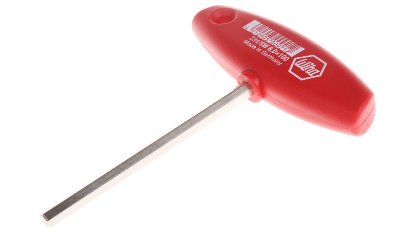 00921 | Wiha T Shape Metric Hex Key, 6mm | RS