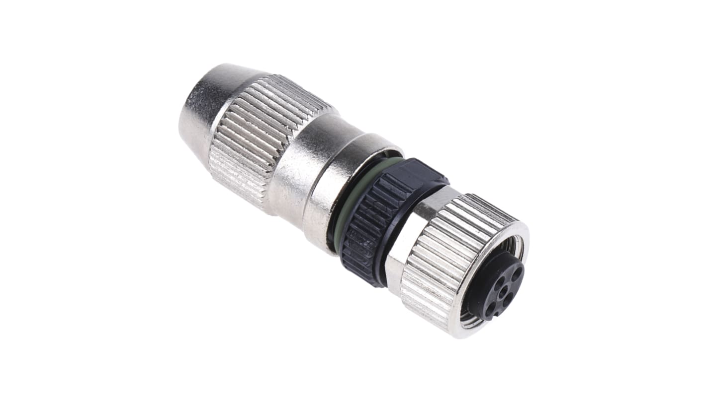 21031112405 | HARTING Circular Connector, 4 Contacts, Cable Mount, M12 Connector, Socket, Female ...