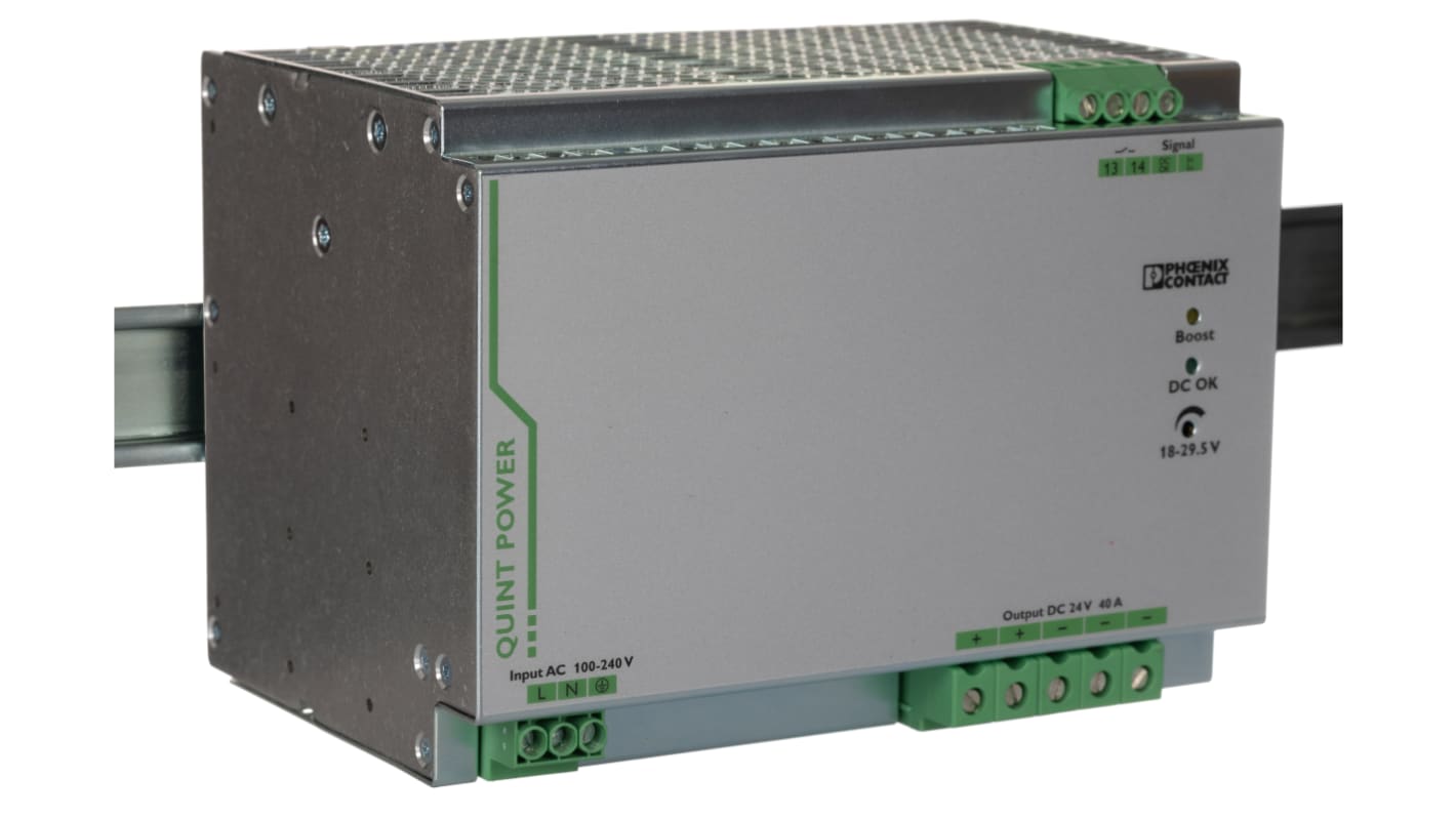 2866789 | Phoenix Contact QUINT POWER Switched Mode DIN Rail Power ...