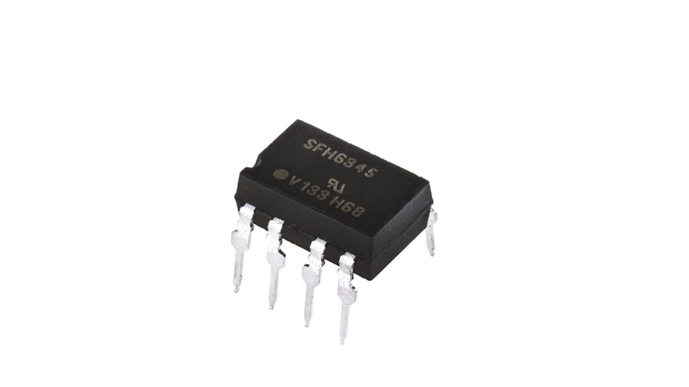 Vishay, SFH6345 DC Input Transistor Output Optocoupler, Through Hole, 8-Pin PDIP | RS