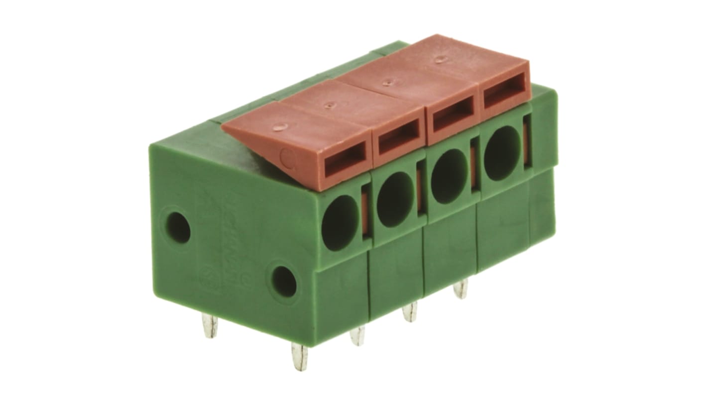 1776261-4 | TE Connectivity Buchanan Series PCB Terminal Block, 4 ...