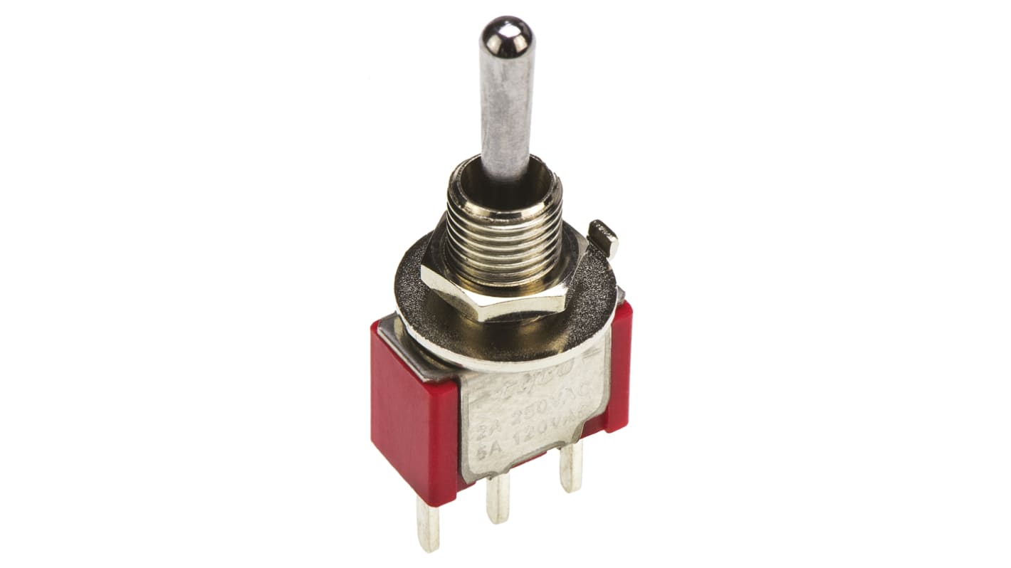 5-1825137-1 | TE Connectivity Toggle Switch, PCB Mount, On-Off-(On ...