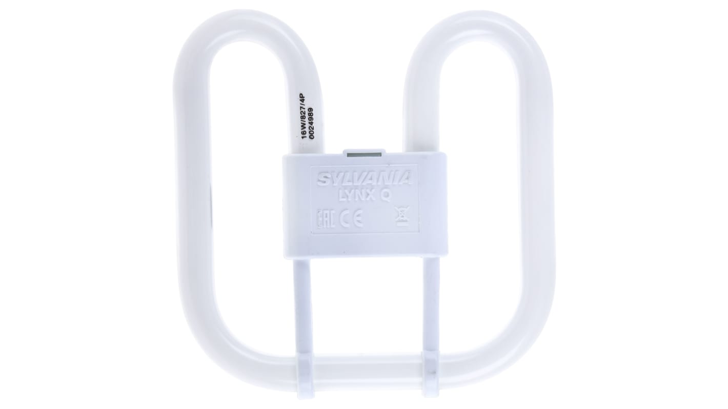 24989 | GR10q 2D Shape CFL Bulb, 16 W, 2700K, Warm White Colour Tone | RS