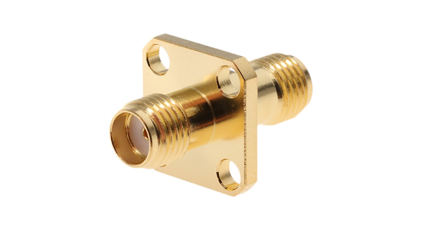 J01154A0011 | Telegartner Straight 50Ω RF Adapter SMA Socket to SMA ...