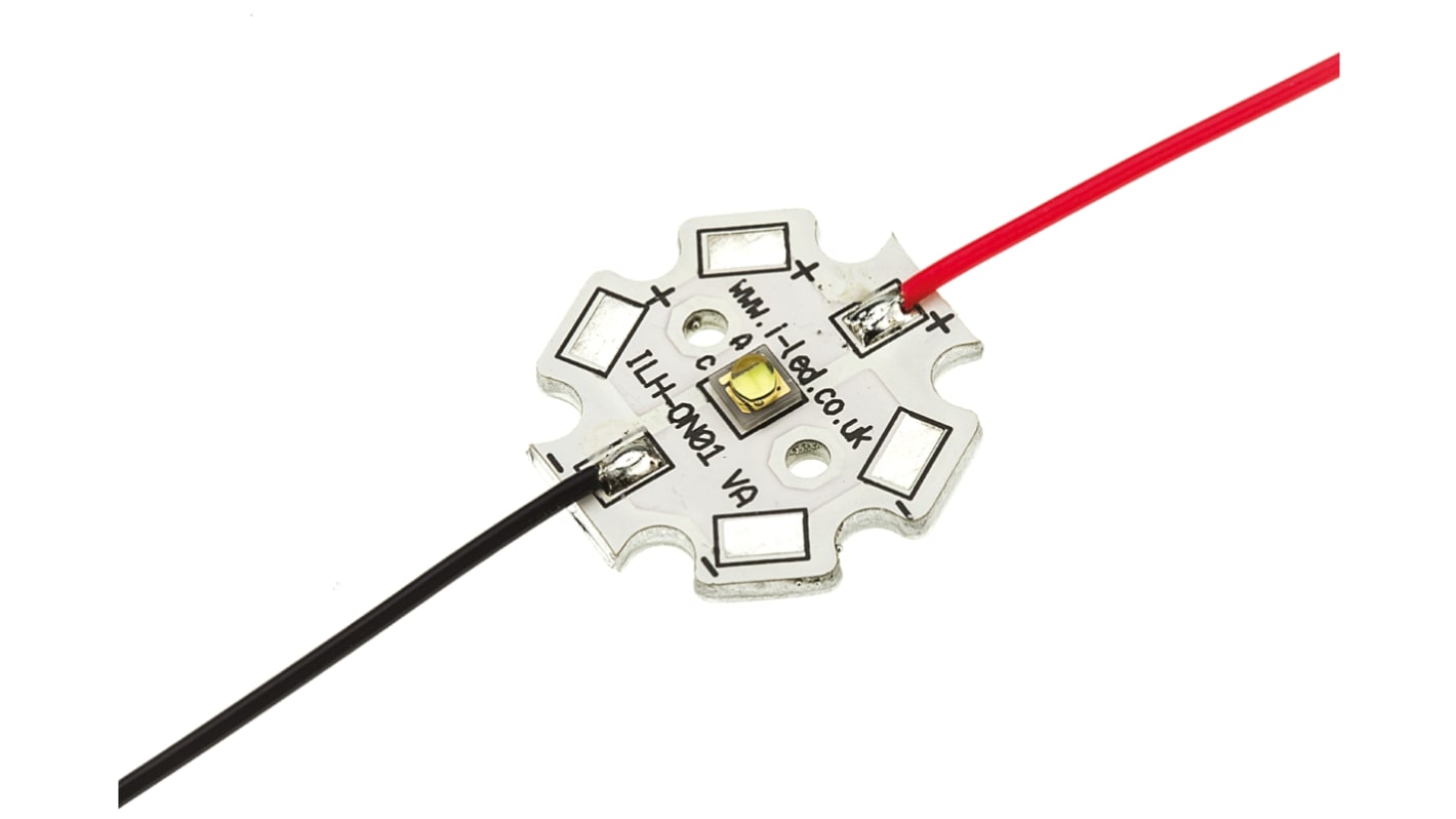 ILS ILH-ON01-ULWH-SC201-WIR200, OSLON1 PowerStar Circular LED Array, 1 ...