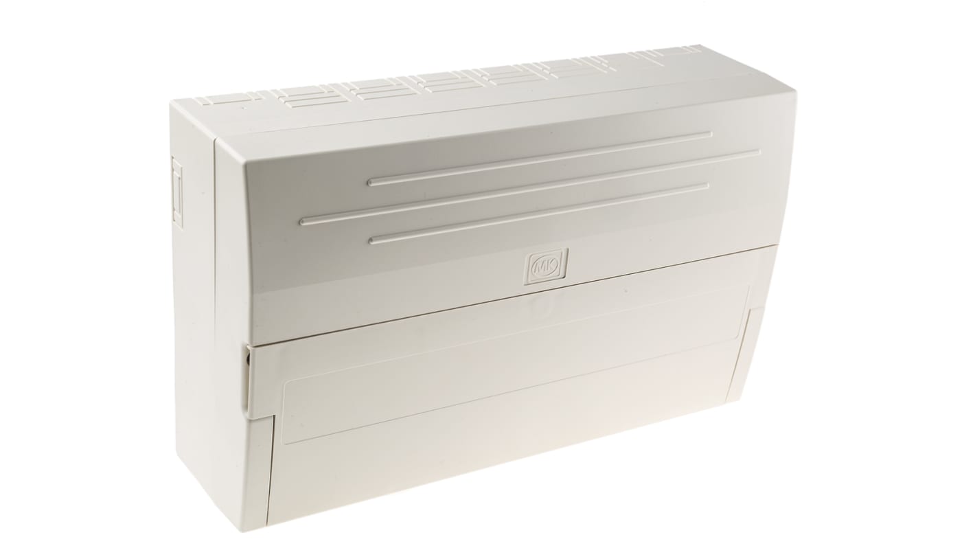 MK Electric 16 Way Split Load Plastic Consumer Unit, 63A, IP3X K7666SP | RS