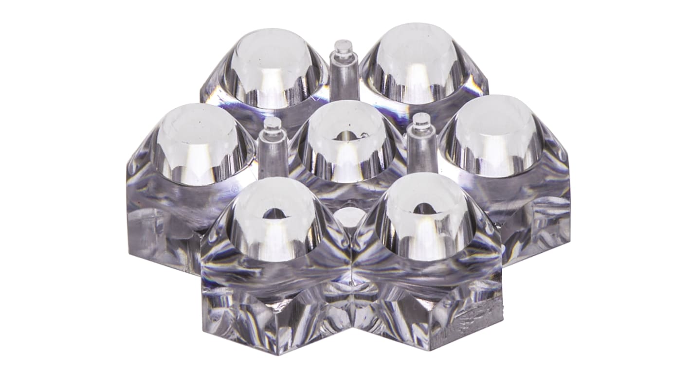 Polymer Optics 261 7-Way LED Lens, 12 ° Collimator Beam | RS