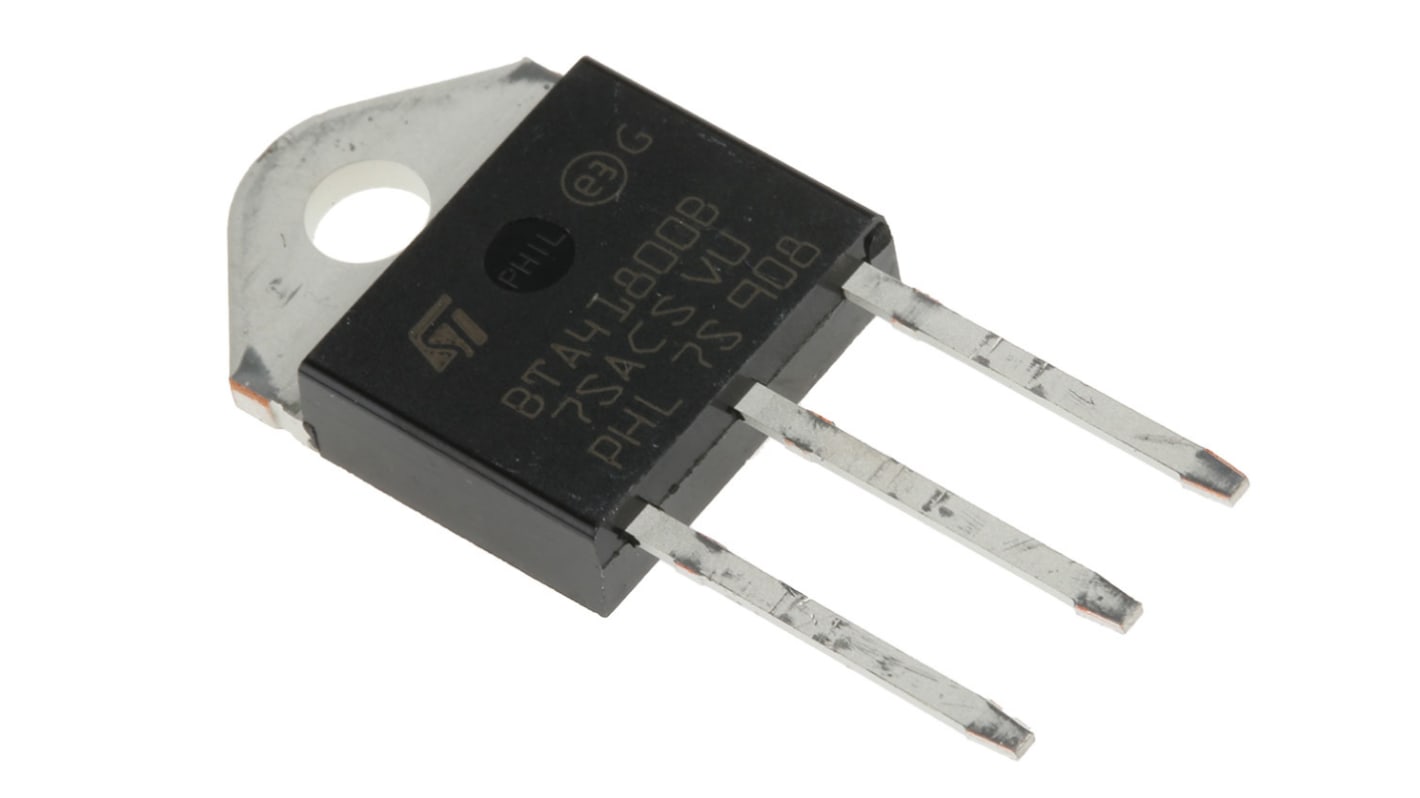 BTA41-800BRG | STMicroelectronics Through Hole, 3-pin, TRIAC, 800V ...