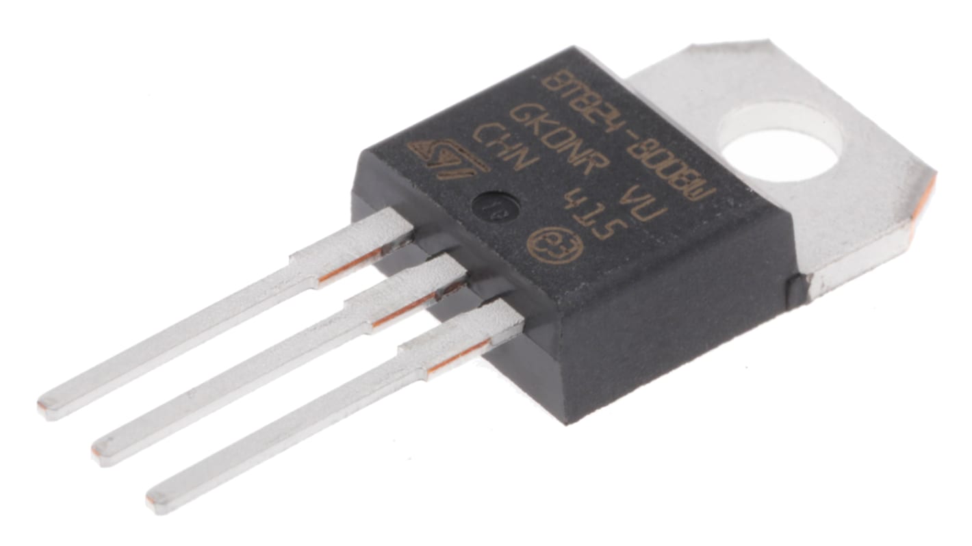 BTB24-800BWRG | STMicroelectronics Through Hole, 3-pin, TRIAC, 800V ...