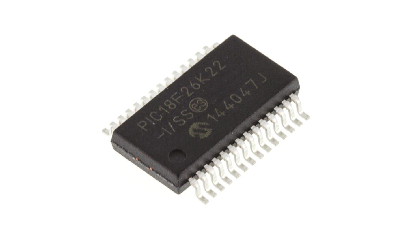 Microchip マイコン, 28-Pin SSOP PIC18F26K22-I/SS | RS