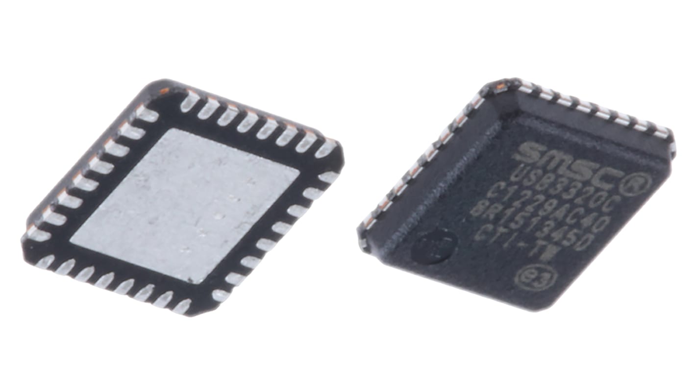 Microchip USB3320C-EZK, USB Transceiver, 480Mbps, USB 2.0, 32-Pin QFN | RS