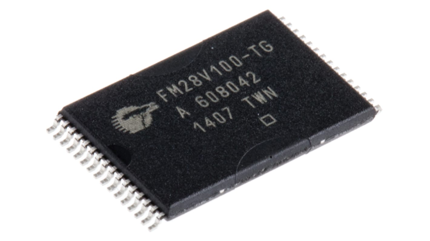 Cypress Semiconductor 1Mbit Parallel FRAM Memory 32-Pin TSOP, FM28V100 ...