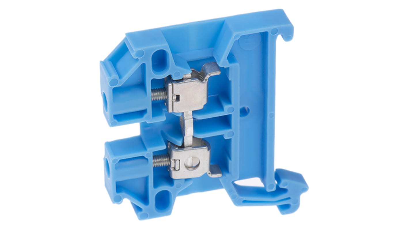 0380480000 | Weidmuller SAK Series Blue Feed Through Terminal Block, 2 ...
