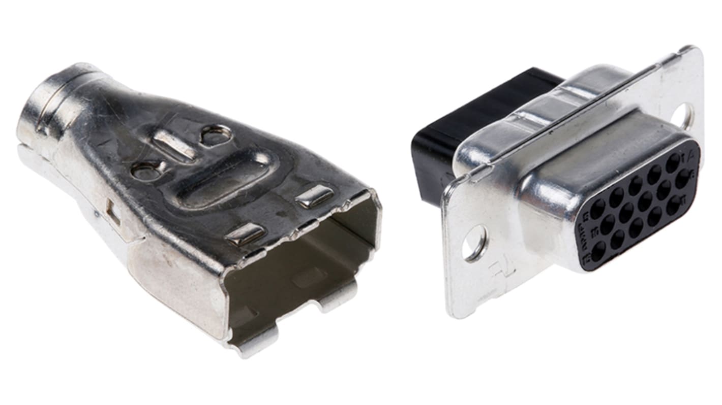 5748634-1 | TE Connectivity Amplimite HDP-20 15 Way Cable Mount D-sub Connector | RS