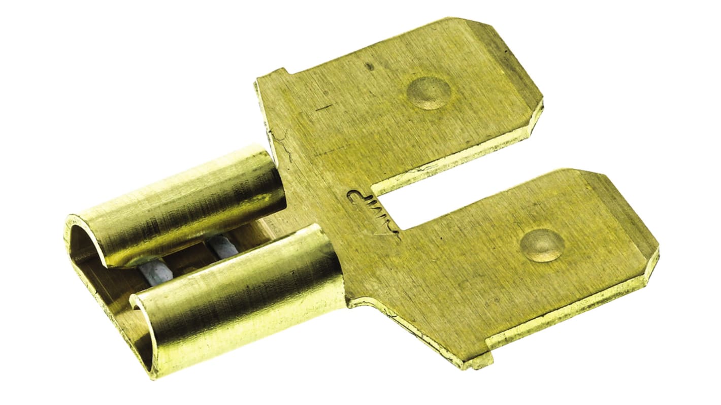 61765-1 | DOUBLE TAB RECEPTACLE ADAPTER,FASTON 250 | RS