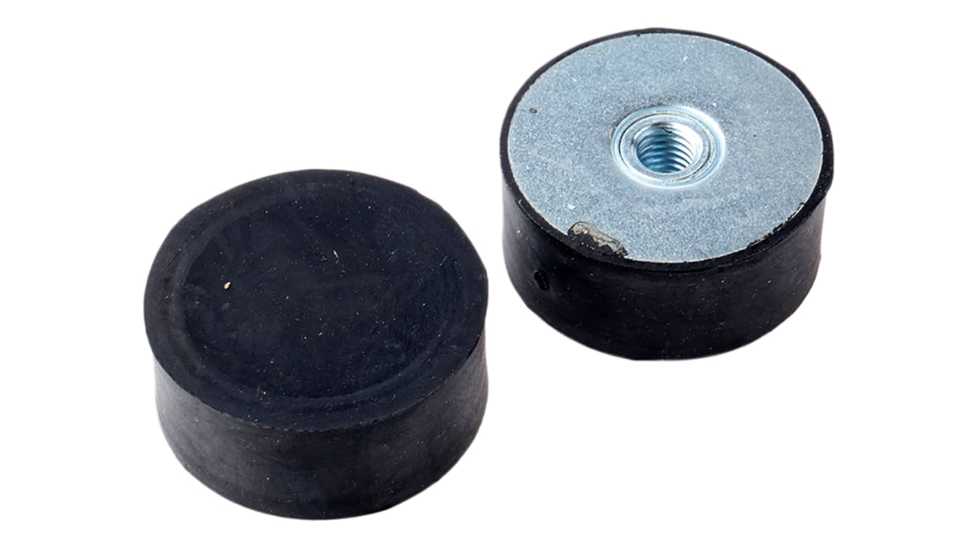 5021DE10-60 | FIBET Cylindrical M10 Anti Vibration Mount, Female Buffer ...