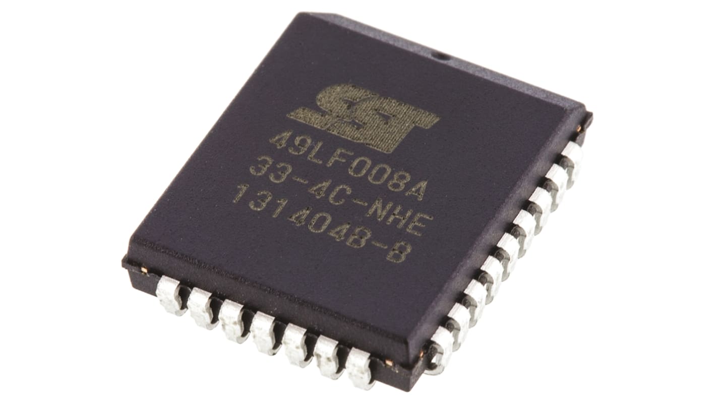 Microchip 8Mbit Parallel Flash Memory 32-Pin PLCC, SST49LF008A-33-4C ...