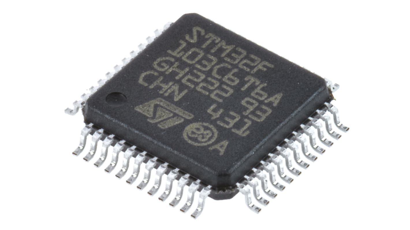 STMicroelectronics STM32F103C6T6A, 32bit ARM Cortex M3 Microcontroller, STM32F1, 72MHz, 32 kB ...