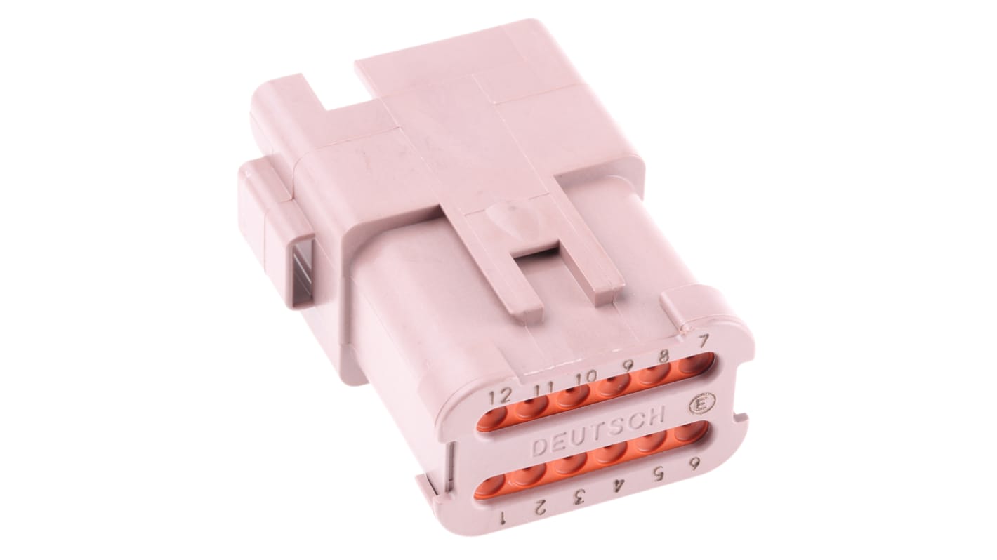 DT04-12PD-CE07 | Deutsch, DT Automotive Connector Socket 12 Way, Crimp ...