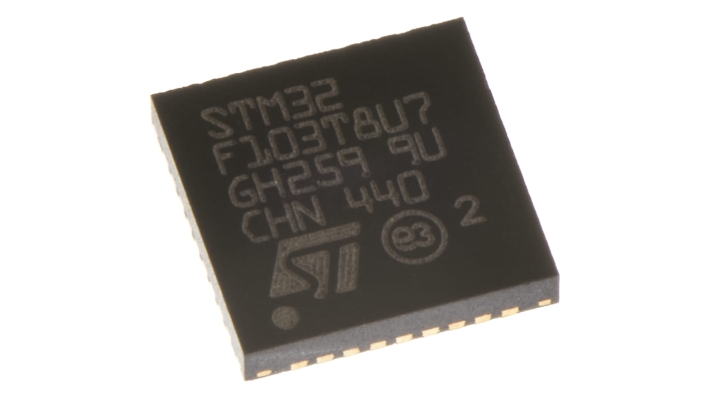 STMicroelectronics マイコン STM32F1, 36-Pin VFQFPN STM32F103T8U7 | RS