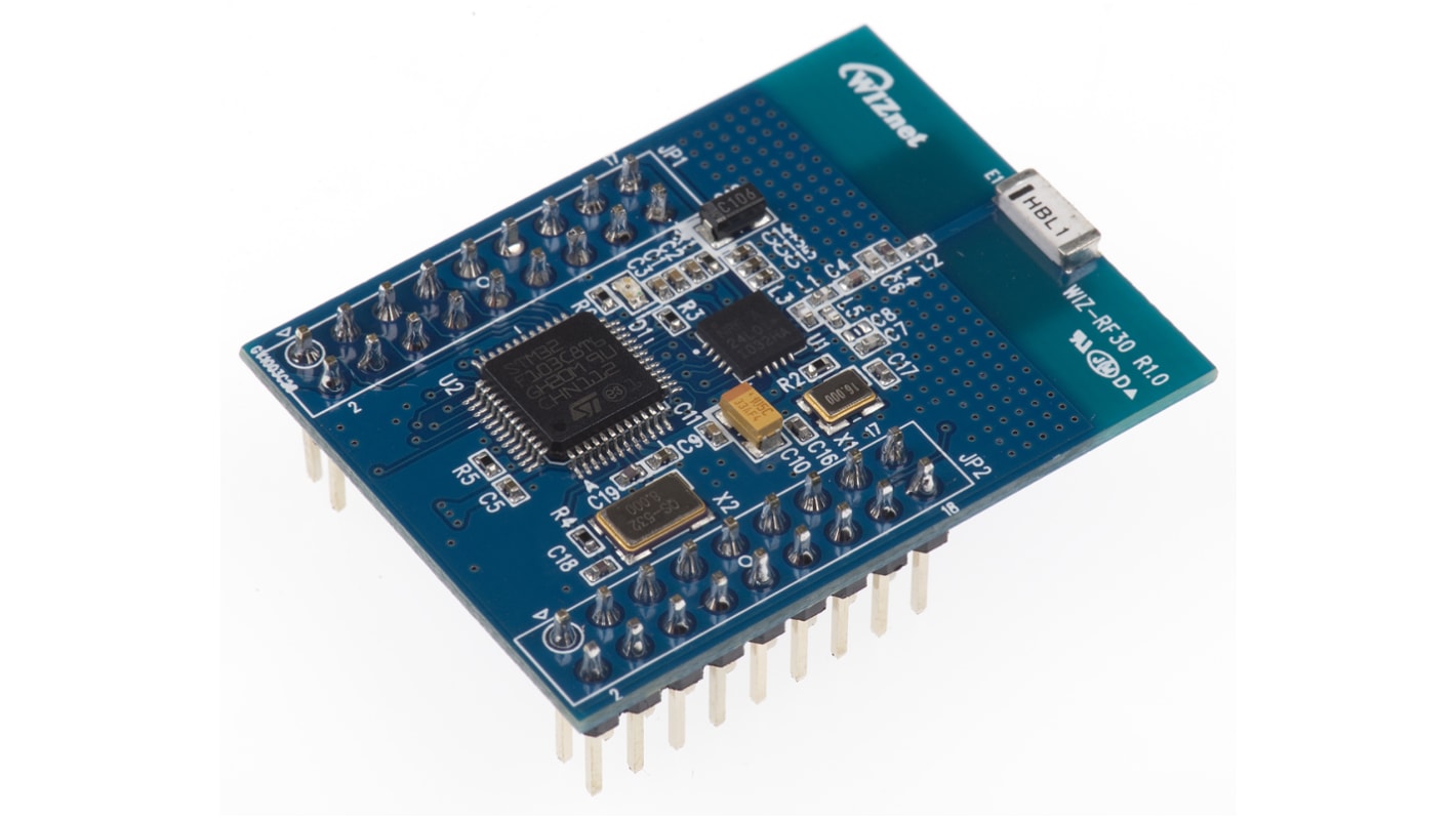 WIZnet Inc WIZ-RF30 1.9 → 3.6V WLAN Module GPIO, I2C, JTAG, SPI, USART | RS