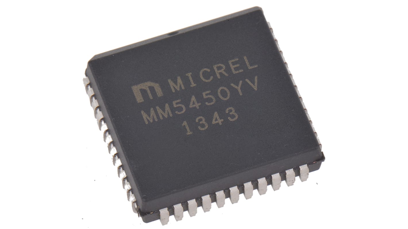Microchip MM5450YV LED Driver IC, 4.75 → 11 V dc 15mA 44-Pin PLCC | RS