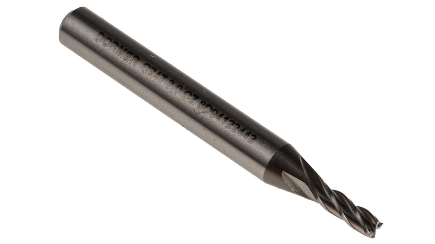 C2473.0 | Dormer End Mill, 3mm Cutter, HSCo, 6 mm Shank, 8mm Cut | RS