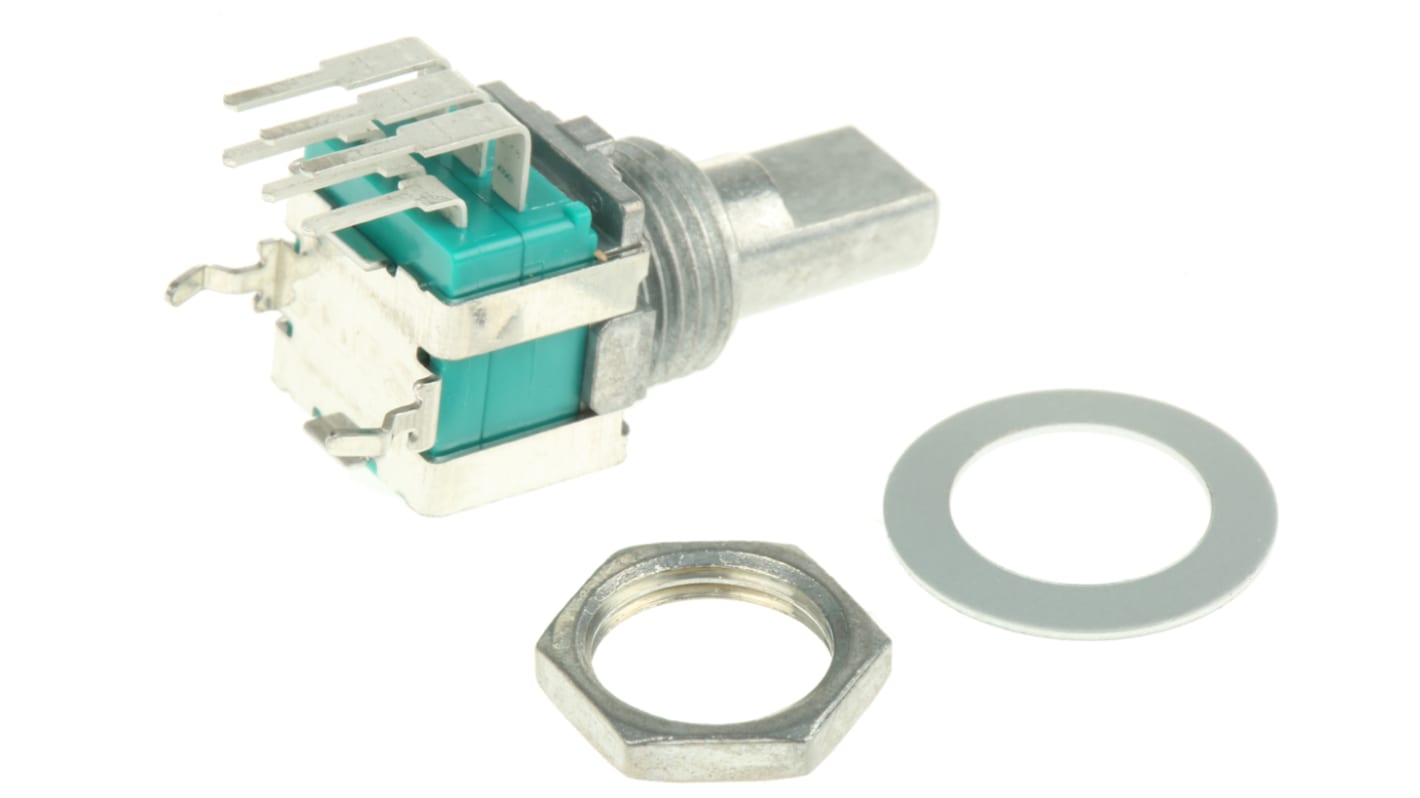 Alps 50kΩ Linear Potentiometer, Panel Mount (Through Hole ...