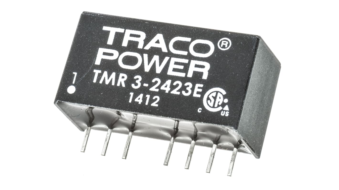 TRACOPOWER DC-DCコンバータ Vout：±15V dc 18 → 36 V dc, 3W, TMR 3-2423E | RS