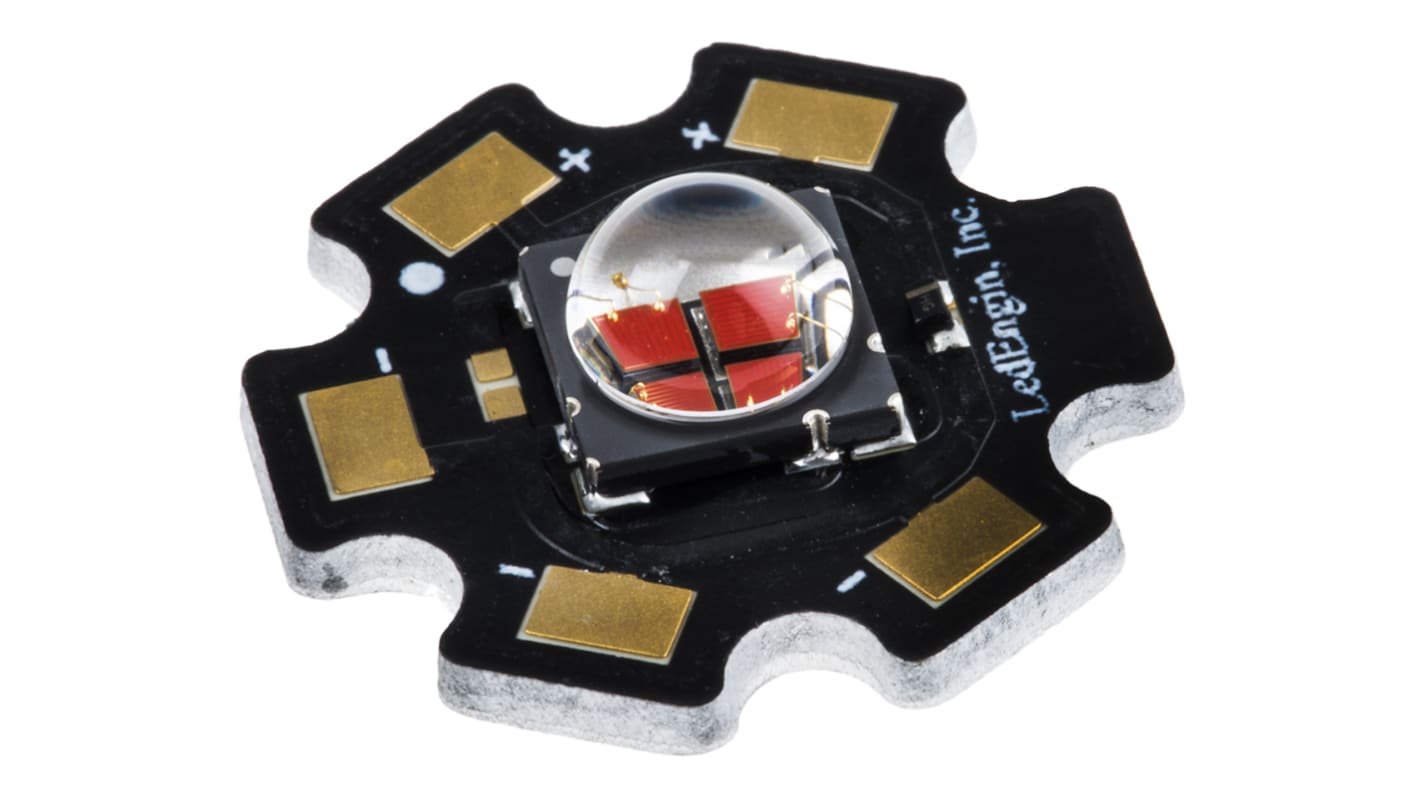 LedEngin Inc LZ4-40R200, LED Array, 4 Red LED | RS