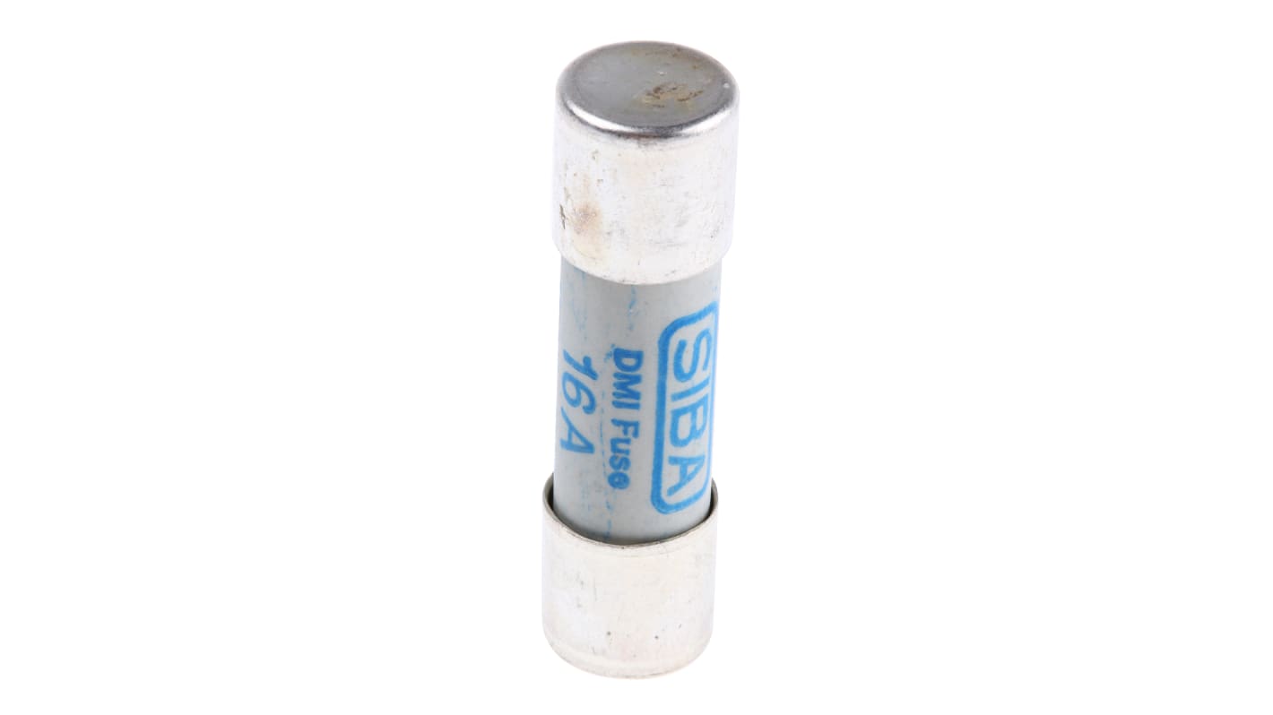50-199-06/16A | SIBA 16A Ceramic Cartridge Fuse, 10 x 38mm | RS