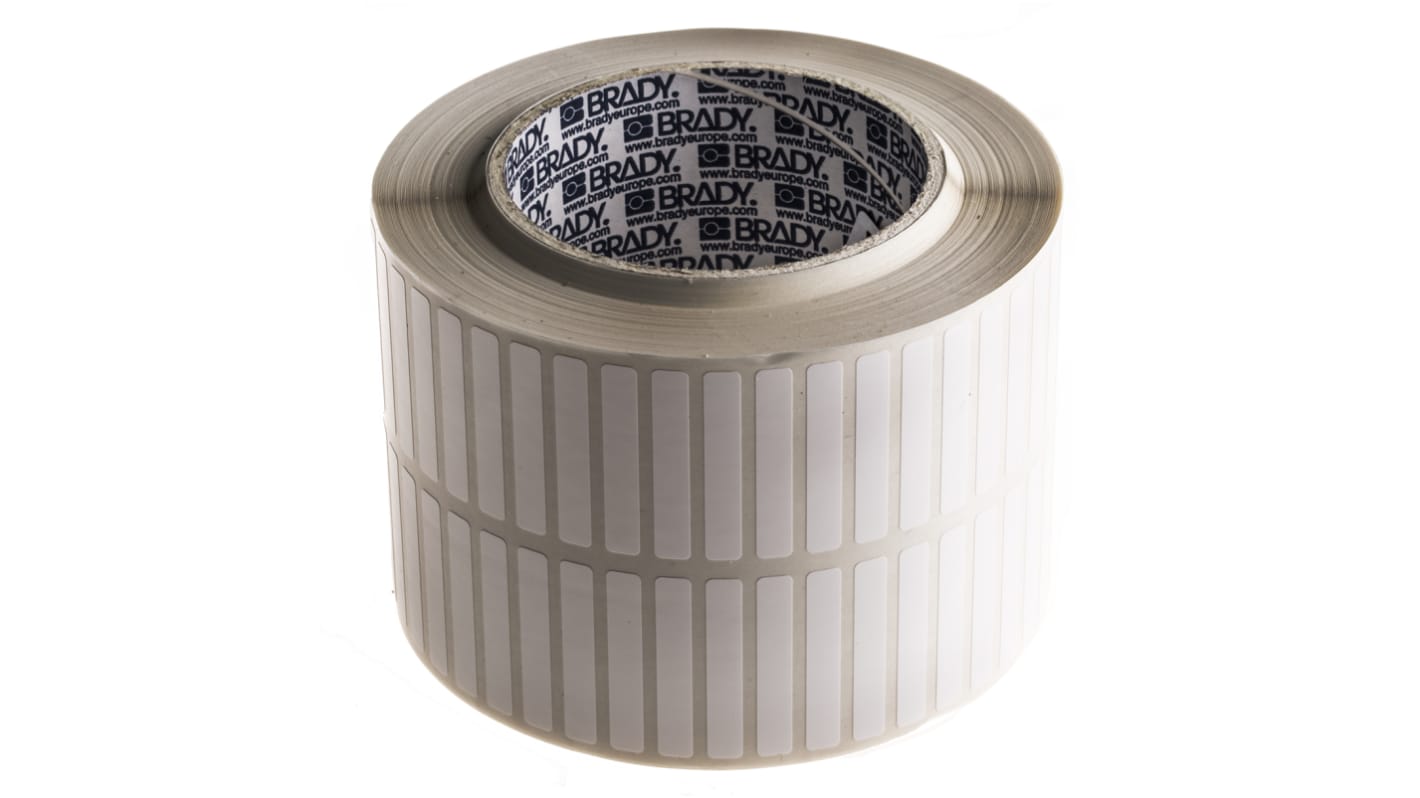 THT-4-423-10 | Brady B-423 Polyester White Label Roll, 38.1mm Width, 3 ...