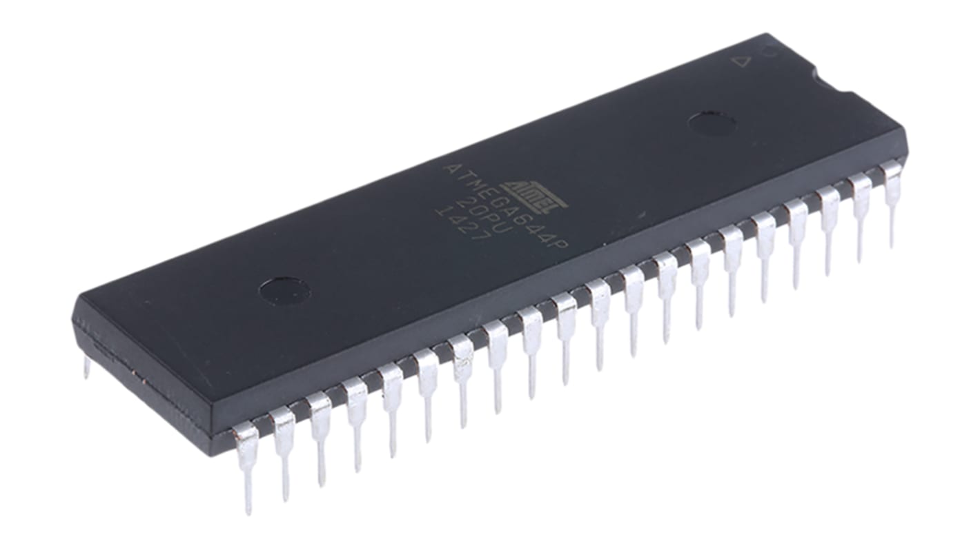 Microchip マイコン, 40-Pin PDIP ATMEGA644P-20PU | RS