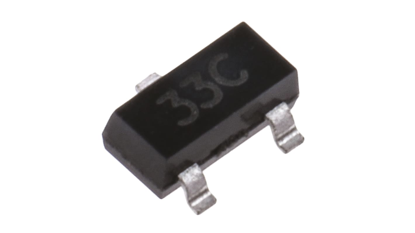 Diodes Inc Fixed Shunt Voltage Reference 3.3V ±1.0 % 3-Pin SOT-23 ...