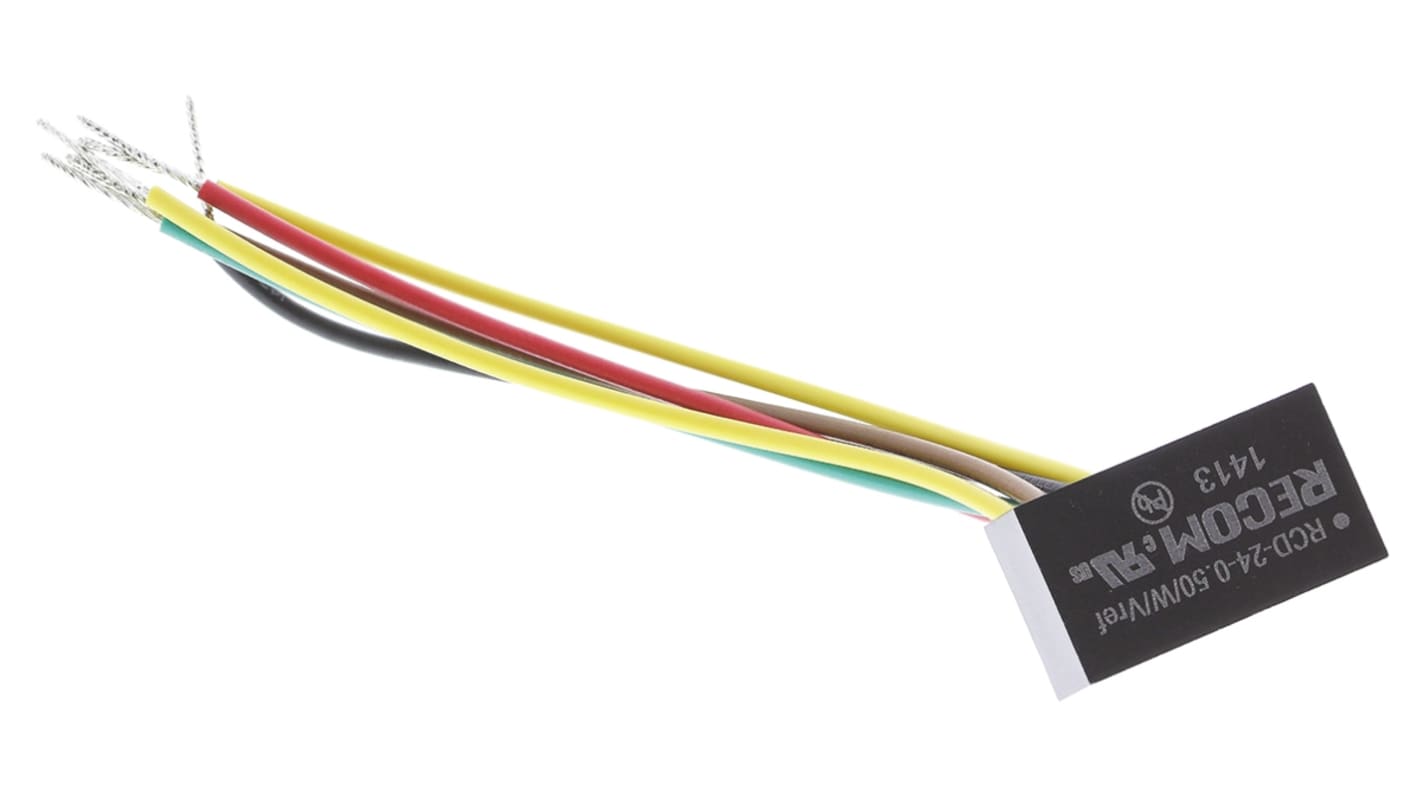 RCD-24-0.50/W/Vref | Recom LED Driver, 2 → 35V dc Output, 17.5W Output, 500mA Output, Constant ...
