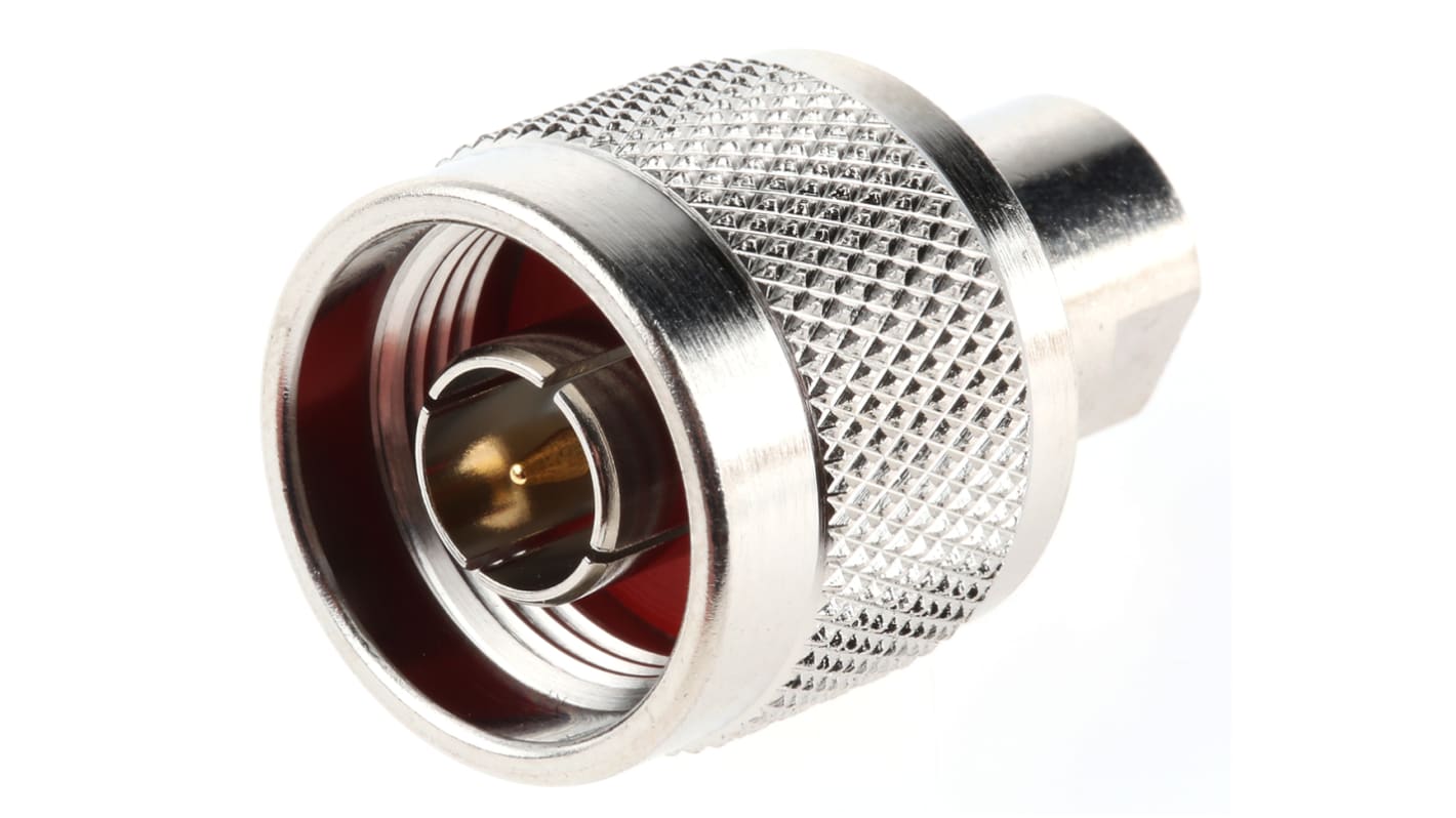 RS PRO Straight 50Ω RF Adapter FME Plug to N Plug 900MHz | RS