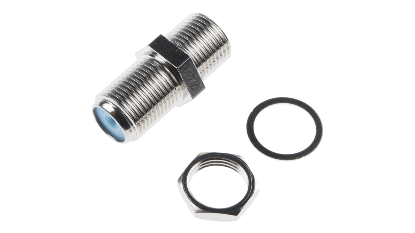 RS PRO Straight 75Ω RF Adapter Type F Socket to Type F Socket 3GHz | RS