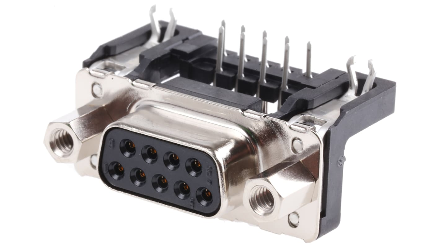 09661527613 | Harting D-Sub Standard 9 Way Right Angle Through Hole D ...